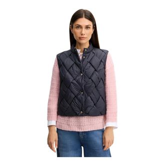 Joop Femme, Vestes, Bleu, Taille: 44 FR Gilet matelass&eacute; avec devant tress&eacute;