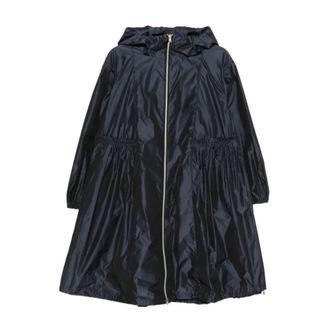 Herno Parka mit R&uuml;schenbesatz und Kapuze - - Jackets - Damen - Schwarzk - M