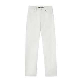 Jil Sander Five-Pocket Jeans mit Zierstickerei - - Jeans - Damen - Wei&szlig; - W26