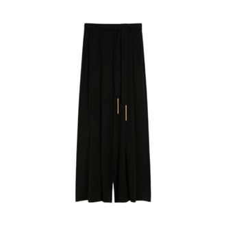Max Mara Damen, Hosen, Schwarzk, MGr&ouml;&szlig;e