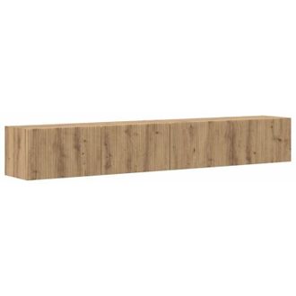 vidaXL Meuble TV mural 2 pcs Ch&ecirc;ne artisan 98 x 31 x 29,5 cm vidaXL