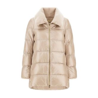 Herno Femme, Vestes, Beige, Taille: 46 FR Doudoune Femme