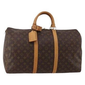 Louis Vuitton Sac Keepall 50 Boston Pre-owned - Femme - Pre-owned - Brun - Taille: ONE Size