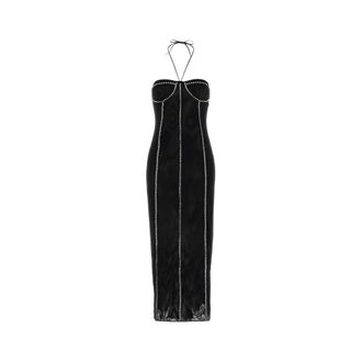 Os&eacute;ree Femme, Robes, Noir, Taille: 40 FR Gem Midi Dress
