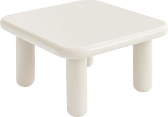 Oviala Couchtisch, quadratisch, 75 cm, MDF, lackiert, Wei&szlig;