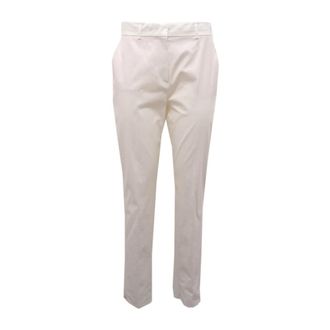 Max Mara Baumwollhose - - Trousers - Damen - Wei&szlig; - S