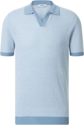 Gran Sasso Homme, Pulls, Bleu, Taille: XL Tricots &agrave; col en V