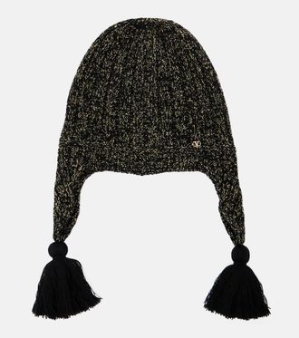 Valentino Bonnet VLogo en Lurex