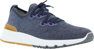 Brunello Cucinelli Cotton Athletic Sneakers - Blue