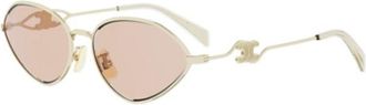 Celine CL40354U Metal Aviator Sunglasses - Gold