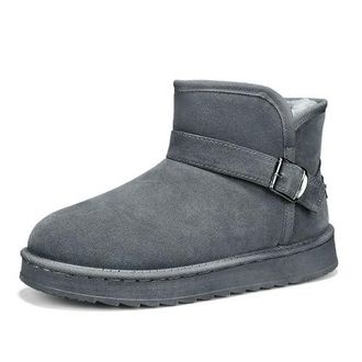 Generic NYSBH Bottes de neige dhiver pour homme et femme avec fond &eacute;pais et moelleux - Bottes confortables en fourrure - Chaussures antid&eacute;rapantes en coton, 8