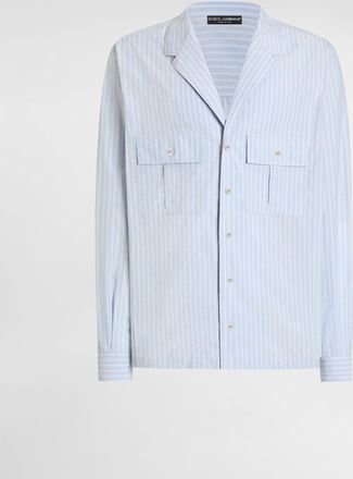 Dolce & Gabbana Striped Cotton Martini Shirt - Mann Hemden n/d 38