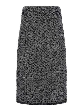 Fabiana Filippi Jupe Midi - Bleu