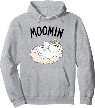 Moomin Moomintroll Snorkmaiden auf einer Wolke Pullover Hoodie