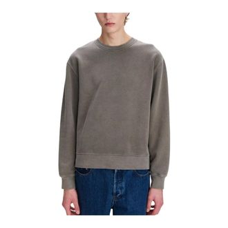 A.P.C. A.p.c., Homme, Sweatshirts et sweats &agrave; capuche, Gris, Taille: XL SweaT-shirt Boxy Automne 26