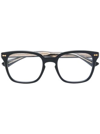 Gucci lunettes &agrave; monture carr&eacute;e - Noir