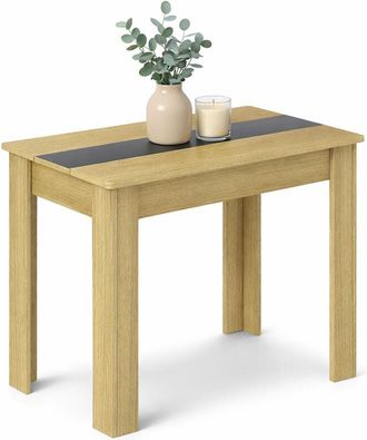 VCM Table &agrave; manger Table de cuisine 80x50 Disalo H. 75 x B. 80 x T. 50 cm