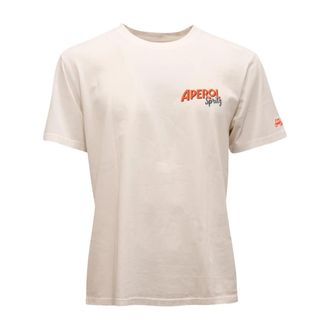 MC2 Saint Barth T-shirt Portland - Homme - Tops - Beige - Taille: L