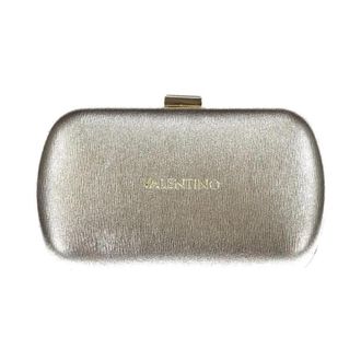 Valentino Metallic Clutch - - Bags - Damen - Grau - ONE SIZE