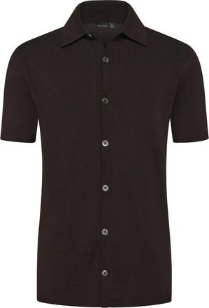 van Laack Leichtes Strick-T-Shirt aus Baumwolle in