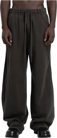 Andrea Ya'aqov Homme, Pantalons, Brun, Taille: M Relaxed Pantalons de surv&ecirc;tement