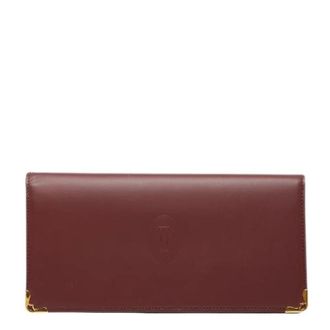 Cartier Pre-owned Must Line Leder Langb&ouml;rse - - Pre-owned - Damen - Rot - ONE SIZE