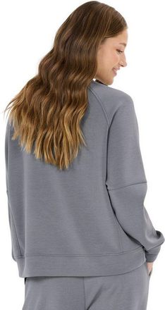 ENDURANCE Sweatshirt Jacey Crewneck (weiches Material) grau Damen