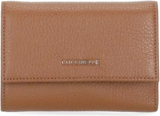 Coccinelle Femme, Accessoires, Brun, Taille: ONE Size Metallic Soft Wallet