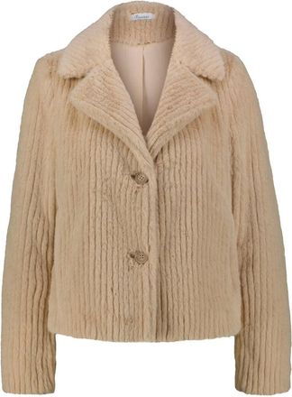 Princess Goes Hollywood Damen Jacke aus Kunstfell