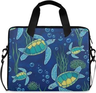 Alaza Sacoche pour ordinateur portable de 40,6 &agrave; 15,6 avec pattes delfe de No&euml;l - Sac pour ordinateur portable de 40,6 &agrave; 15,6 - Sac fourre-tout pour ordinat