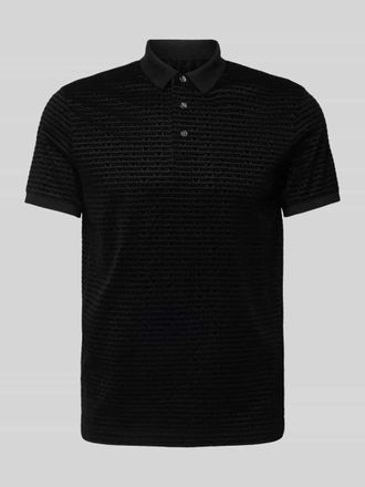 Emporio Armani Regular Fit Poloshirt mit Label-Print