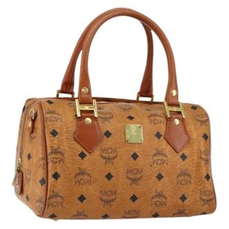 MCM Sac &agrave; main Pre-owned - Femme - Pre-owned - Brun - Taille: ONE Size
