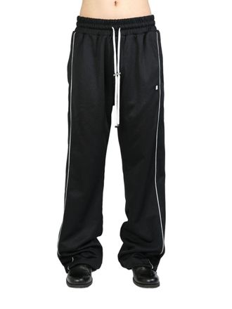 Amiri contrast-trim drawstring track pants - Schwarz