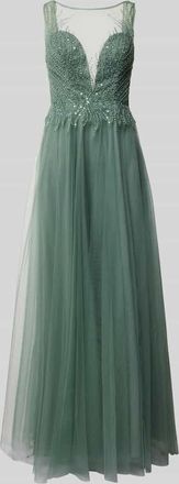 Laona Abendkleid mit Zierstein- und Paillettenbesatz