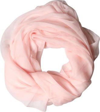 Dolce & Gabbana Homme, Accessoires, Rose, Taille: ONE Size &Eacute;l&eacute;gant Ch&acirc;le &Eacute;charpe en Soie pour le Cou