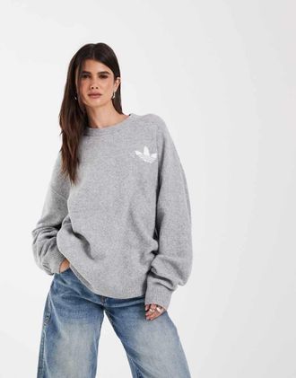 adidas Originals Pull en maille - Gris