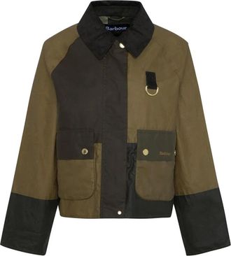 Barbour Femme, Vestes, Vert, Taille: 38 FR Veste Cir&eacute;e Alma