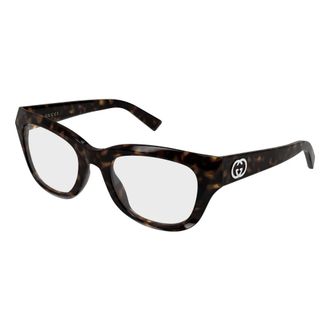 Gucci Geometrische optische Fassung - - Accessories - Damen - Braun - 51 MM