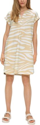 s.Oliver Midi-Kleid mit Tunika-Ausschnitt