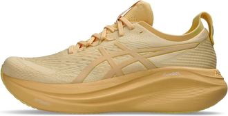 Asics Mens Gel-Nimbus 27 Running Shoe, Lite-Show/Light Orange, 48 EU