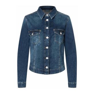 M.A.C Denim Jacke Rich Blau Stil - - Jackets - Damen - Blau - XL