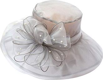 Generic Chapeau bibi pour femme - Pour mariage, quotidien, f&ecirc;te de mariage - Casquette de baseball, gris, Taille unique