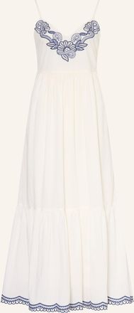 Part Two Kleid Mit R&uuml;schen weiss