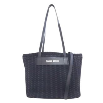 Miu Miu Damen, Pre-Owned, Blau, ONE SIZEGr&ouml;&szlig;e