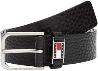 Tommy Jeans Herren TJM Scanton 3.5 AM0AM13417 Fester G&uuml;rtel, Schwarz (Black Texture), 95, Schwarz (schwarze Textur), 95 cm