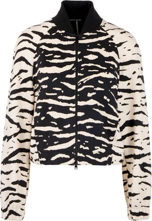 Marc Cain Scuba Jersey Jacke - - Jackets - Damen - Schwarzk - 2XL
