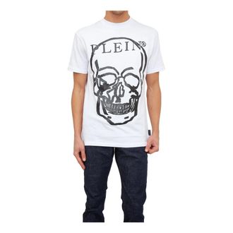 Philipp Plein Bianco T-Shirt - - Tops - Herren - Wei&szlig; - 3XL