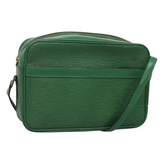 Louis Vuitton Sac bandouli&egrave;re vintage en cuir Epi Pre-owned - Femme - Pre-owned - Vert - Taille: ONE Size