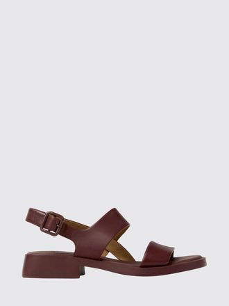 Camper Sandales &agrave; Talons Femme couleur Bordeaux