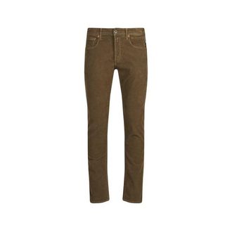 Replay Pantalon droit Grover en coton m&eacute;lang&eacute;